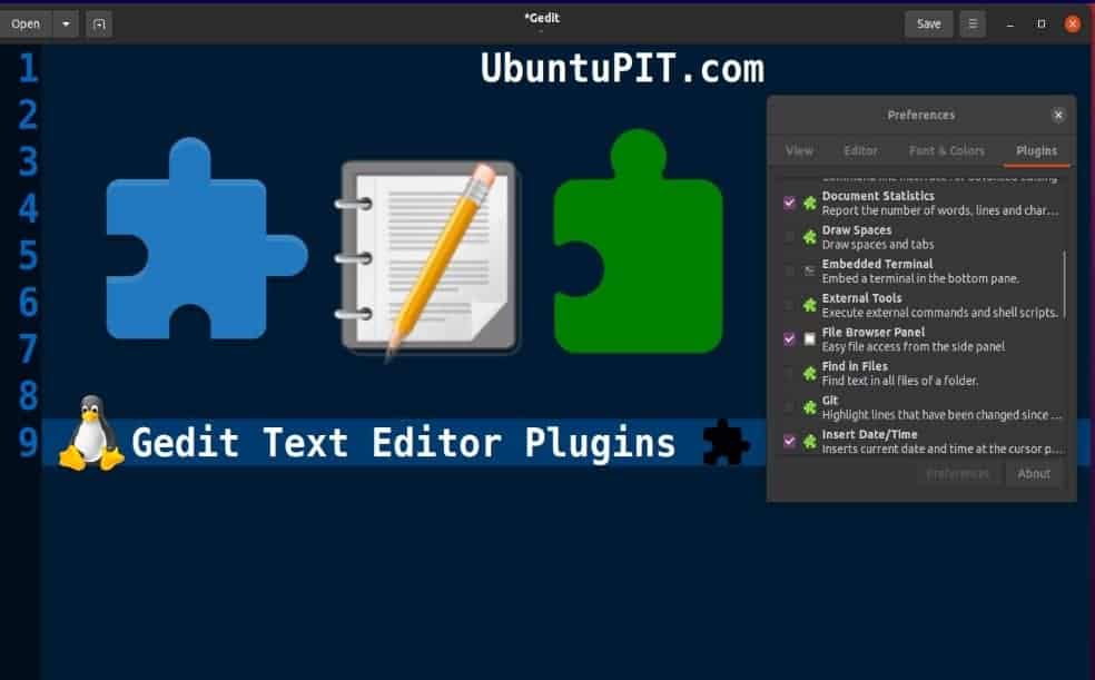 Top 10 Best Gedit Text Editor Plugins For Programmers And Coding
